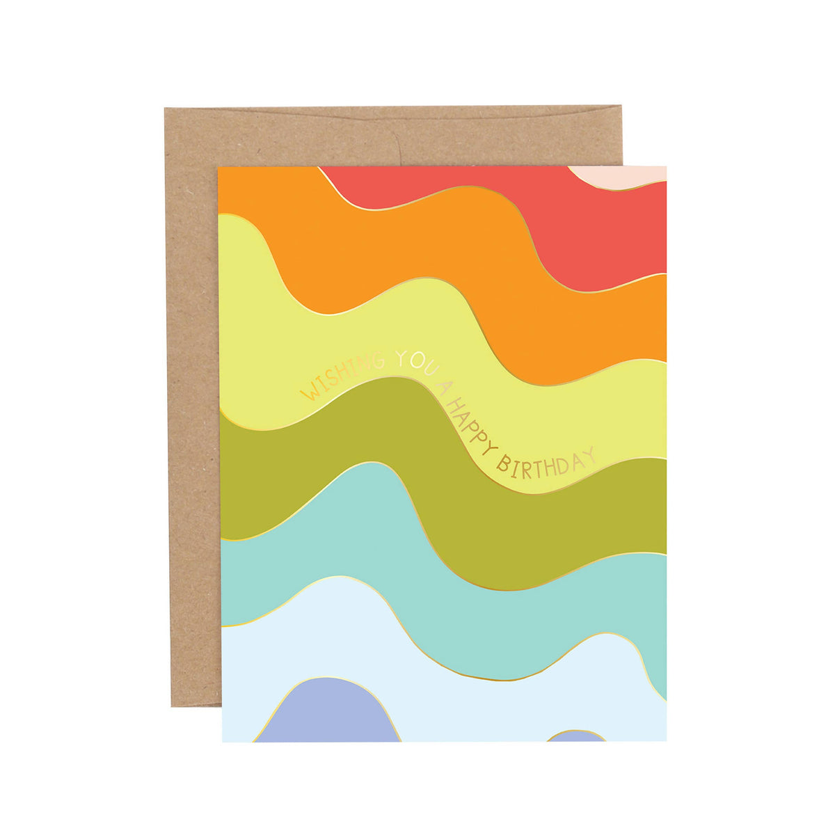 Wavy Happy Birthday Wishes Card – MEMO EVANSVILLE